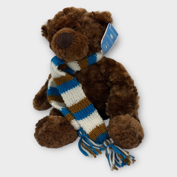 Gund | Toys | Gund Fletcher Teddy Bear Plush Indigo Retired | Poshmark